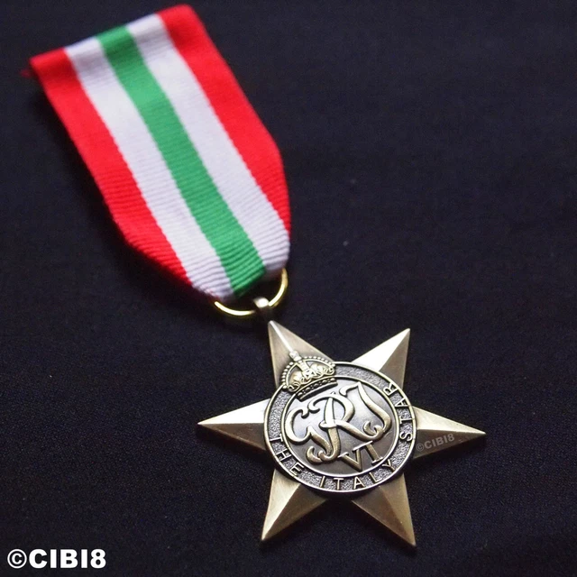 ITALY STAR MEDAL Ww2 British Commonwealth Military Award Full Size ...