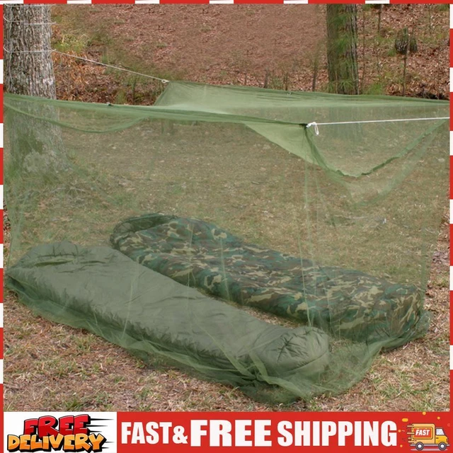 FOLDING INSECT BUG Mosquito Canopy Netting Sleeping Mesh Tent Army ...
