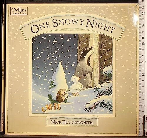 ONE SNOWY NIGHT (Percy the Park Keeper) by Butterworth, Nick Paperback ...