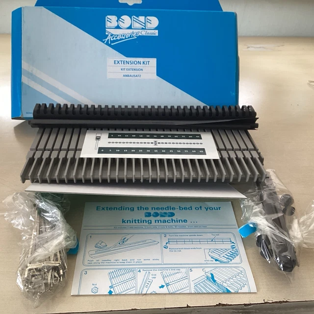 BOND CLASSIC KNITTING machine extension kit new and boxed £20.00 ...
