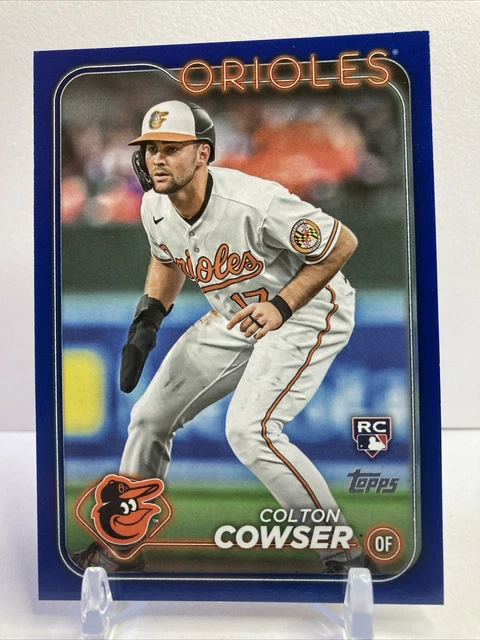 CARTA RC 2024 Topps Series 1 Colton Cowser Royal Blue Rookie Baltimora ...
