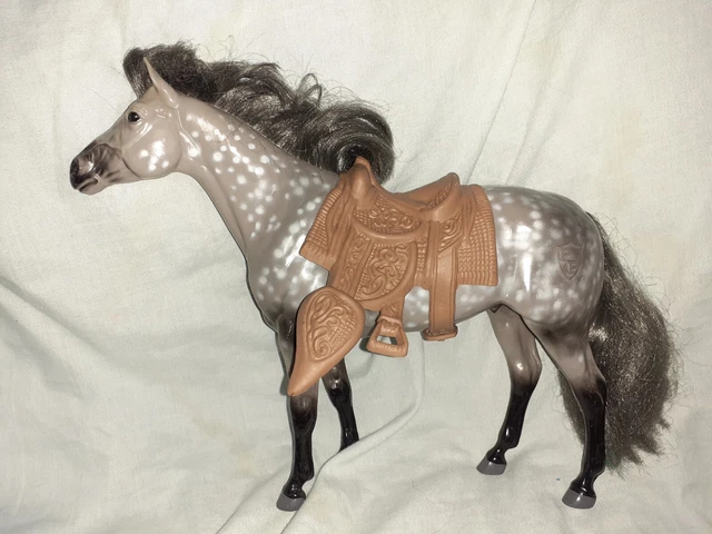 CHAD VALLEY PONY Parade Dapple Grey Toy Horse 10" Figure Collectable £6 ...