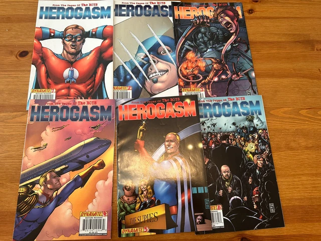 THE BOYS HEROGASM Complete Dynamite Comics LTD Series # 1 2 3 4 5 6 NM ...