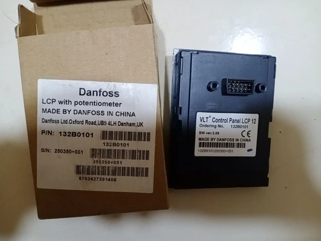 DANFOSS 132B0101 LCP con potenciómetro LCP12 panel de control EUR 32,86 ...