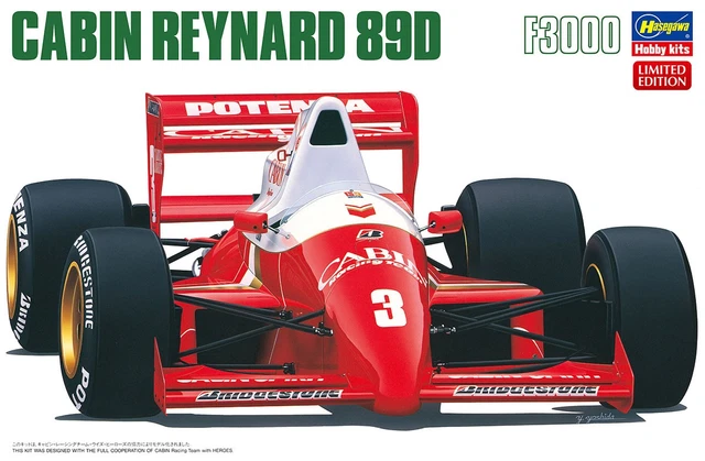 HASEGAWA, VOITURE F1 CABIN Reynard 89D à assembler et à peindre ...