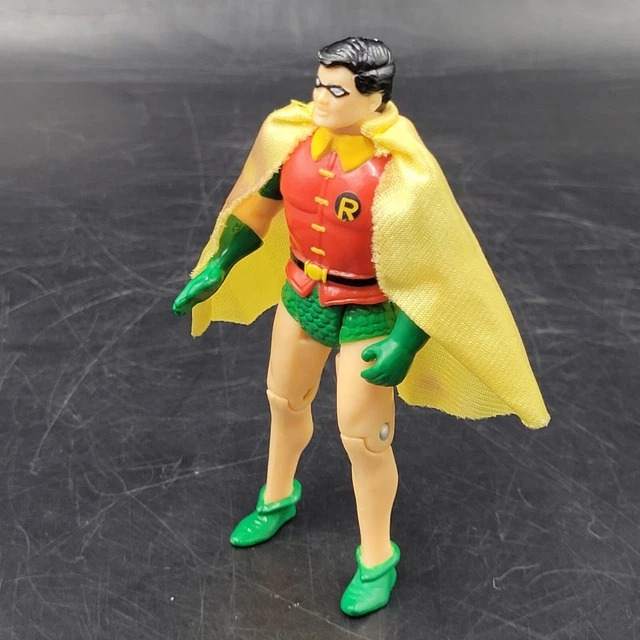 VINTAGE 1989 DC Comics Batman Robin Karate Chop Action Figure w/ Cape ...