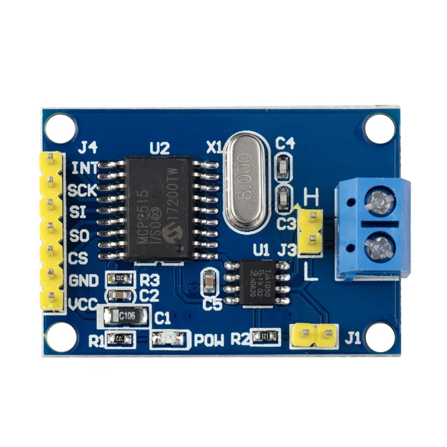 MCP2515 CAN BUS Controller TJA1050 Receiver SPI Module for Arduino ...