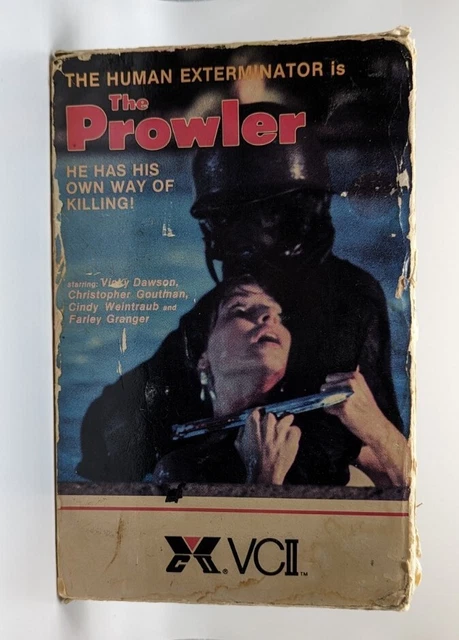 THE PROWLER. VHS. Rare VCII Big Box. Extremely Rare Horror. HTF. Tested ...