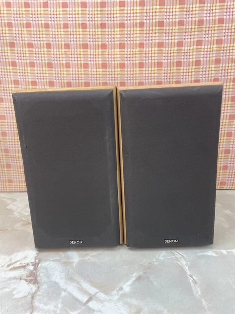 DENON MISSION SC-M50 2 Way Bookshelf HiFi stereo Speakers Tested *READ ...