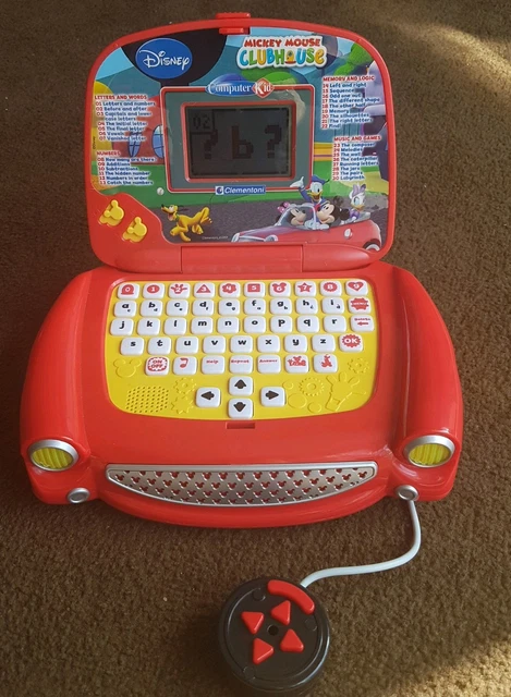 MICKEY MOUSE CLUBHOUSE Disney Clementoni kids tablet Computer laptop ...