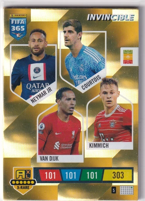 PANINI FIFA 365 2023 Card No. 5 Invincible Dijk Kimmich Neymar Jr Top ...