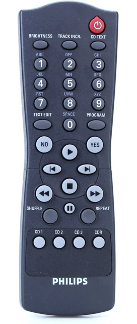 PHILIPS RC283505/01H TÉLÉCOMMANDE d'origine CDR-785, CDR-800, CDR-8 ...