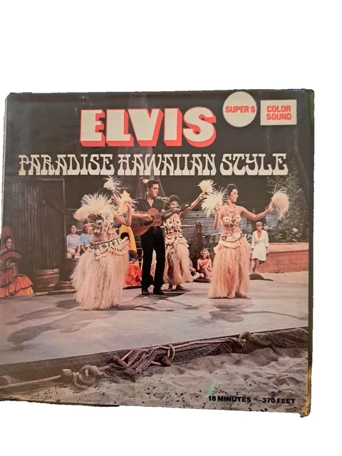 PARADISE HAWAIIAN STYLE 1966 Elvis Super 8 Colour Sound 400Ft Cine 8Mm ...