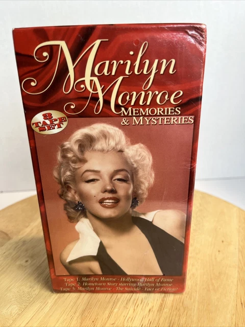 SEALED MARILYN MONROE Memories and Mysteries VHS - 3 tape set - NEW ...