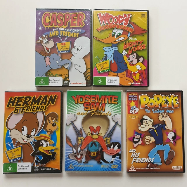 WOODY WOODPECKER, MIGHTY Mouse, Casper the Friendly Ghost etc (DVD ...