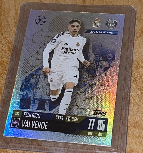 FEDERICO VALVERDE MATCH Attax 2024/2025 Real Madrid 24/25 Topps # 128 ...