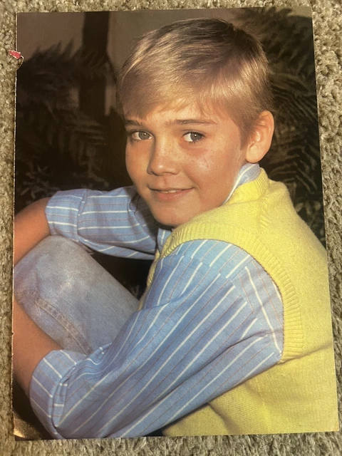 RARE 80S RICKY SCHRODER SMILING YOUNG KID TEEN Magazine Clippings PINUP ...