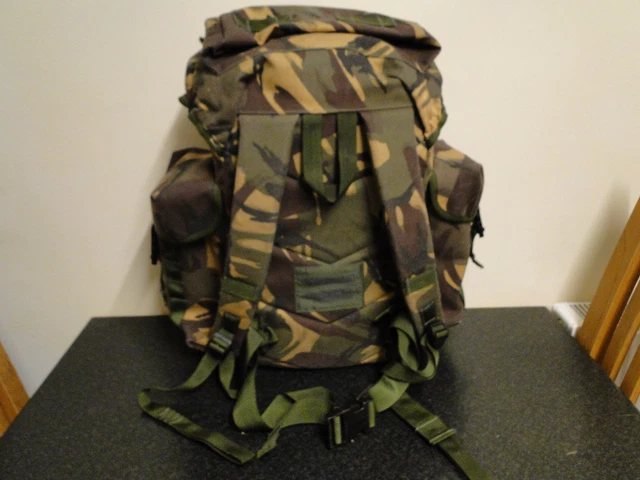 BRITISH ARMY ISSUE DPM Woodland Camo 30L Litre IRR Patrol BackPack ...
