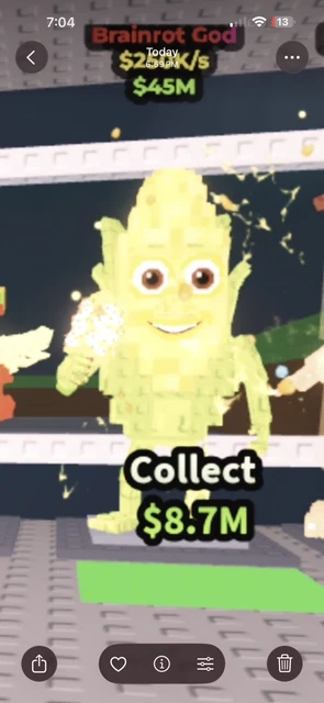 CORN CORN SAHUR 🌽| steal a Brainrot $7.62 - PicClick AU