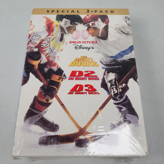 DISNEY THE MIGHTY Ducks Trilogy D1 D2 and D3 Complete Movie Collection ...