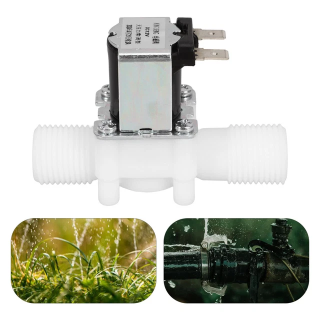 12 VOLT WATER Solenoid Valve 12v Electric for Garden Control £9.58 ...