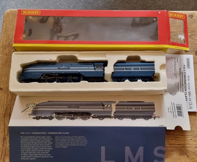HORNBY R2206 LMS 4-6-2 Coronation Class 6220 'Streamline” Loco Near ...