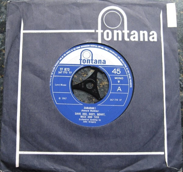 DAVE DEE, DOZY, Beaky, Mick & Tich - Zabadak ! (7", Single, Mono, Lar ...