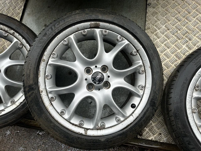 MINI COOPER S R50 R52 R53 R56 Originali 17" R98 2 pezzi cerchi raggi ...