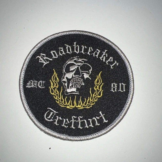 MC PATCH AUFNÄHER Kutte Motorcycle Club Mf Patches Vest Bones Hells ...