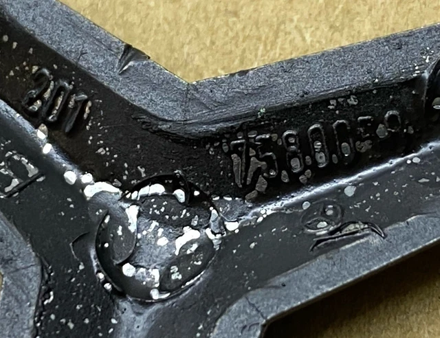 ORIGINAL MERCEDES W124 W201 190 Emblem Stern Heck Klappe 2017580058 ...