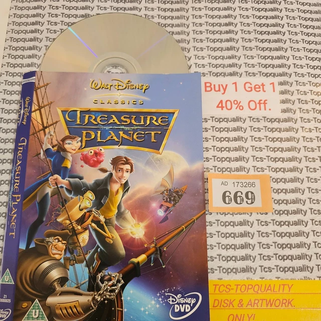 TREASURE PLANET DVD disc and artwork only. Save £s. Eco. £1.78 ...