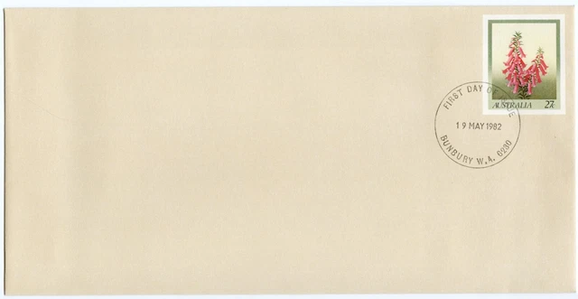 1982 FDC AUSTRALIA - Pink Common Heath, Victoria - 27 Cent Stamp ...