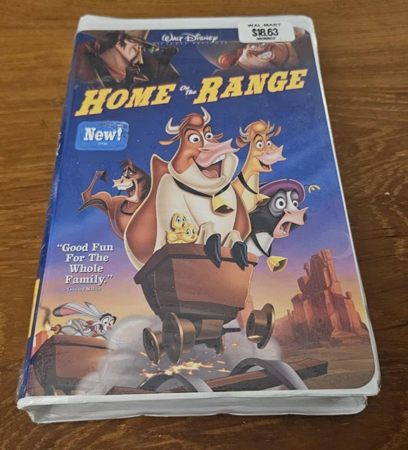 DISNEY ~ &HOME On The Range" ~ Vhs, 2004 ~ Clamshell (Sealed) $10.00 ...