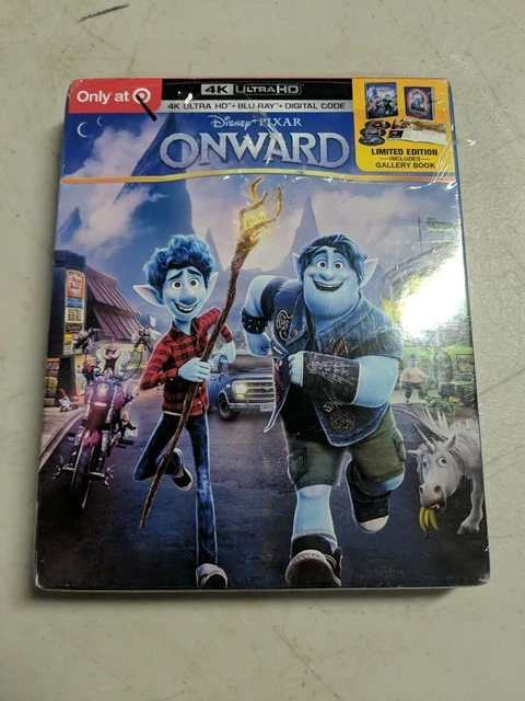 Disney Onward 4k Ultra Hd Plus Blu Ray Digital Code Limited Edition New