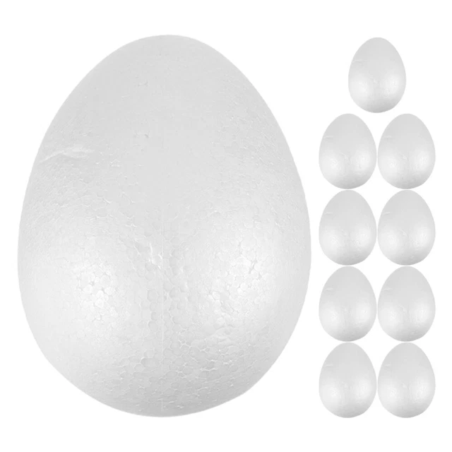 10 PZ SCHIUME uova modelli uova finte uova vuote ornamenti per pittura ...