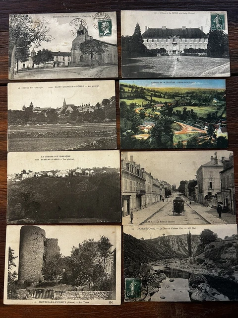 UN LOT DE 20 Cartes Postales Anciennes De Creuse EUR 8,00 - PicClick FR