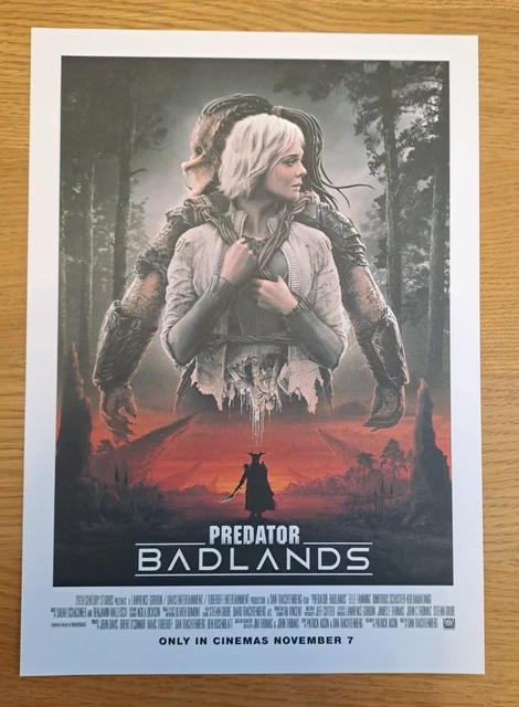 PREDATOR: BADLANDS IMAX Poster Sci‑Fi Action Movie Print – A3 Genuine ...