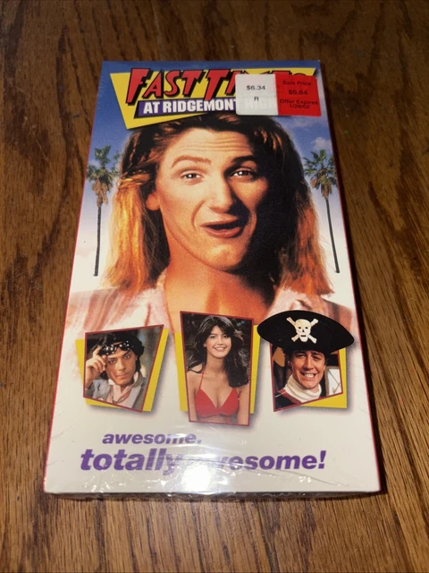 SEALED - 1982 Fast Times at Ridgemont High (VHS) Original Red Side Box ...