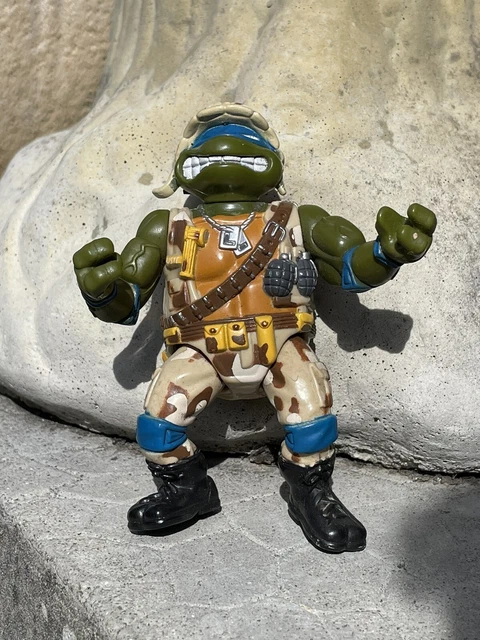 TMNT MILITARY : Lieutenant Leo / Playmates Toys 1991 Tortues Ninja EUR ...