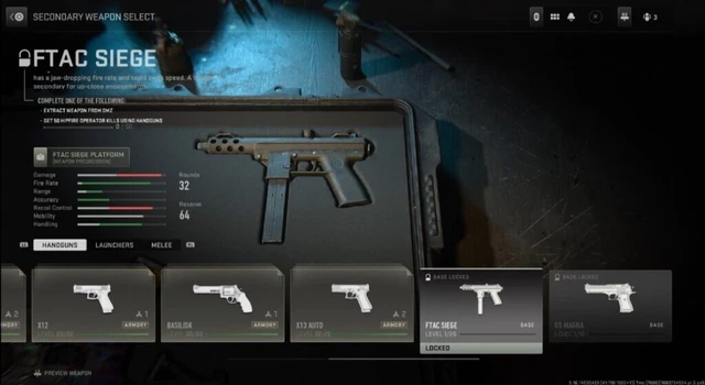 COD MW2 - FTAC SIEGE Weapon Drop Gun Unlock Fast DMZ $2.62 - PicClick