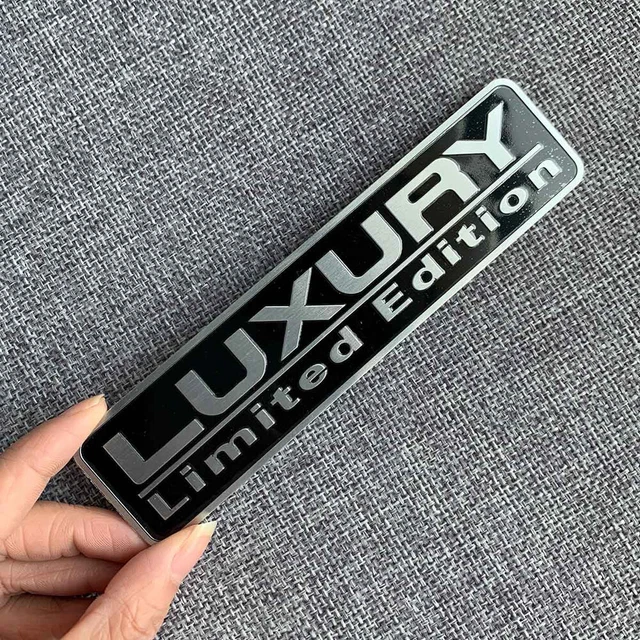 3D LUXURY LIMITED Edition Logo Car Metal Emblem Badge Sticker Decals ...