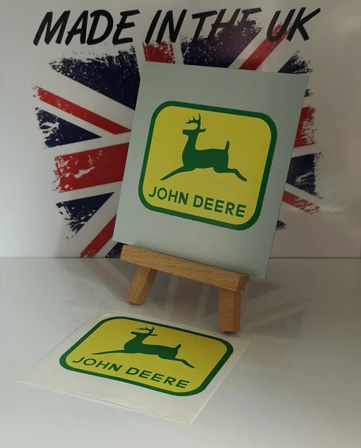 2 X JOHN Deere Decals Stickers Farming Tractor Agriculture Farm Life ...