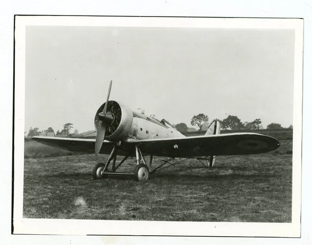 PHOTOGRAPH OF VICKERS Jockey Interceptor Prototype J9122 c.1930 £1.99 - PicClick UK