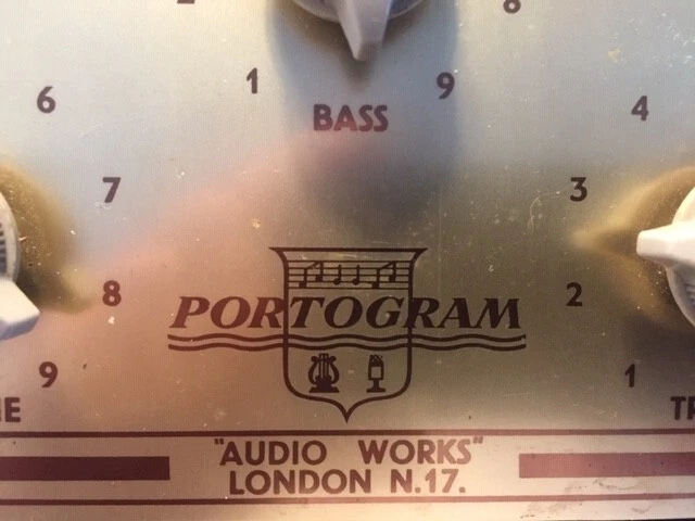 AMPLIFICATORE VALVOLA PORTOGRAM, anni '60, ex dipartimento guerra ...