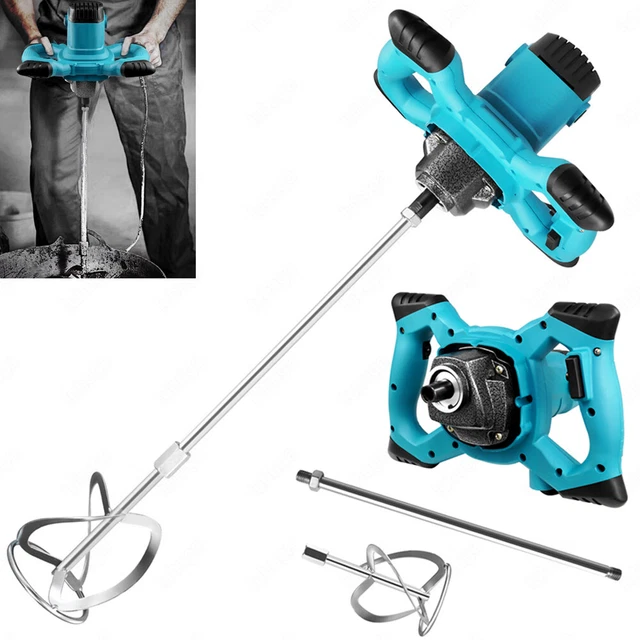 PROFI MÖRTELRÜHRER RÜHRWERK Rührgerät Zementrührer 3500Watt inkl. Rührer 120 mm EUR 44,49 ...