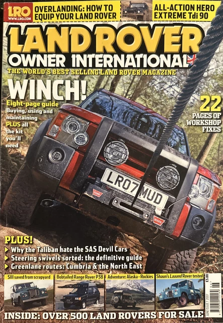 LAND ROVER OWNER International Magazine June 2007 mbox1926 Winch! £1.99 ...