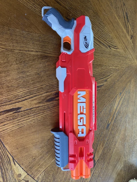 NERF N-STRIKE MEGA DoubleBreach Blaster Double-Barrel Toy Gun Red ...