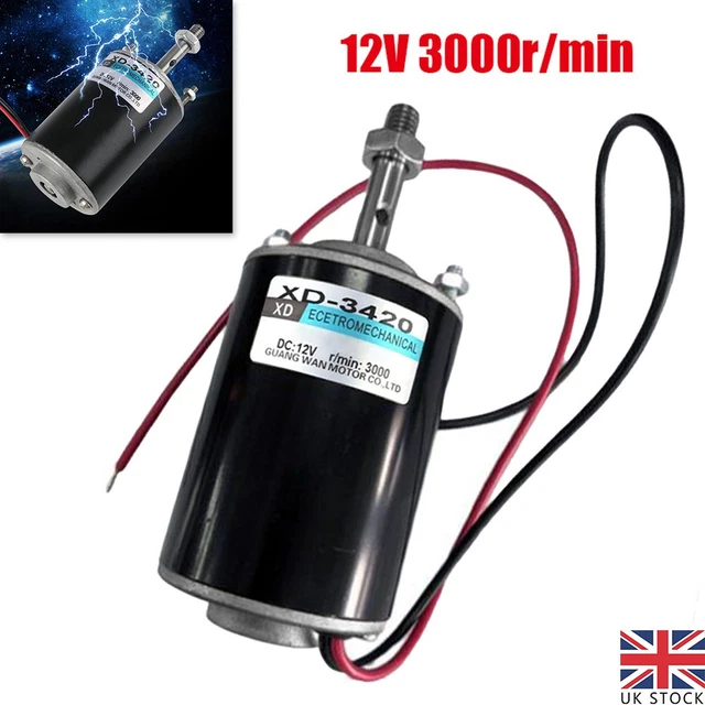 3000RPM PERMANENT MAGNET Electric Motor 12V 30W High Speed Generator CW ...