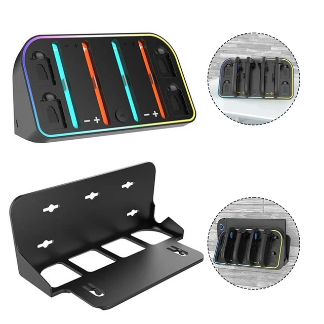 RGB WALL MOUNT Charger for Nintendo Switch2 with Game Storage ...