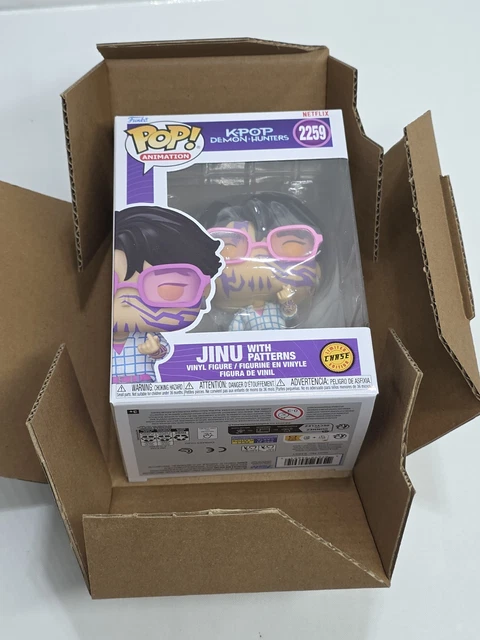 FUNKO POP ANIMATION K-Pop Demon Hunters Jinu #2259 CHASE w/Original Box ...